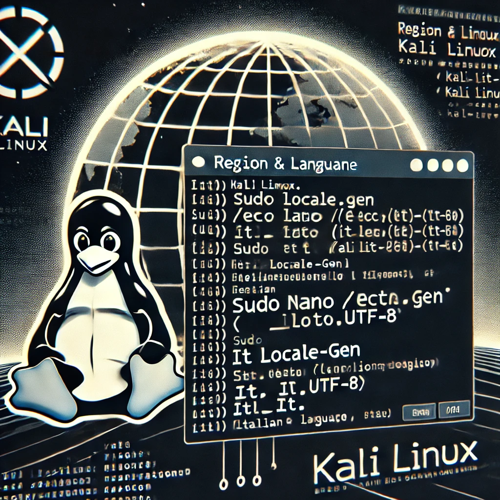 Installare la lingua italiana su Kali Linux