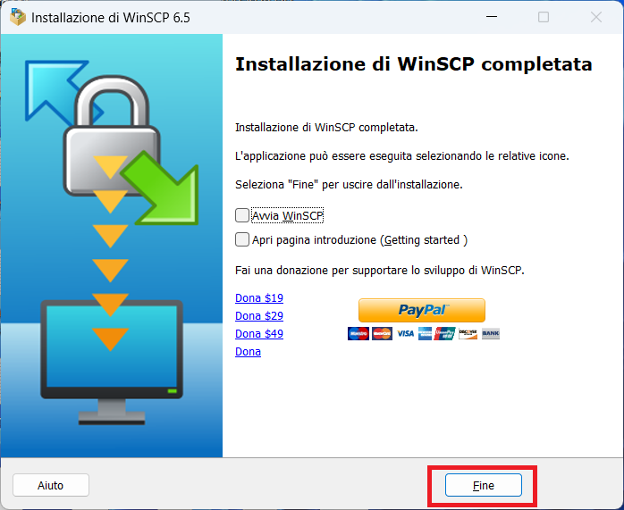 Come scaricare WinSCP su Windows